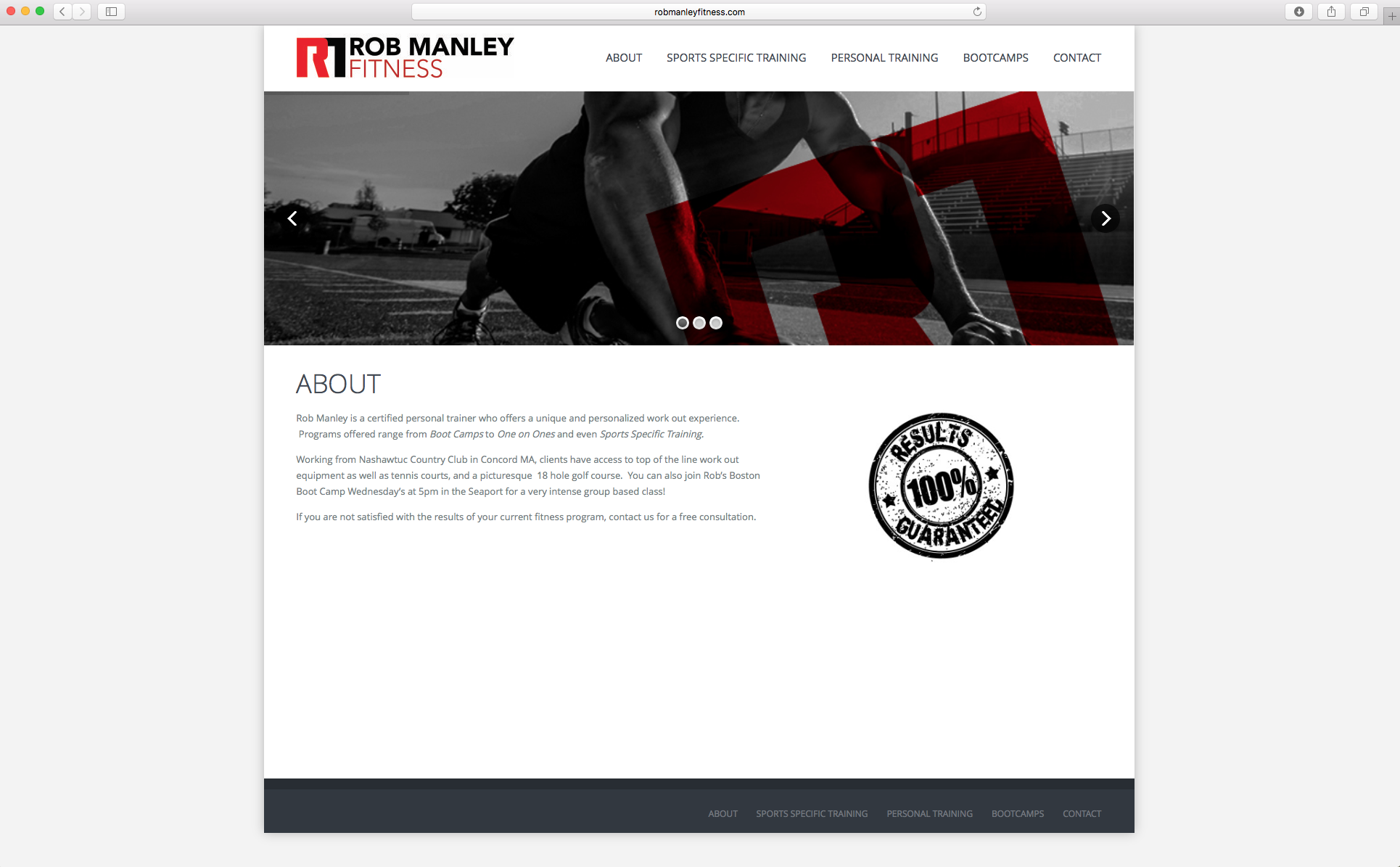 Website Design – Nick Sommer